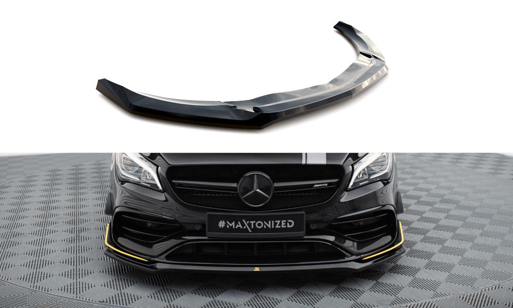 Maxton Design Front Splitter V.3 Mercedes-AMG CLA 45 Aero C117 Facelif ...