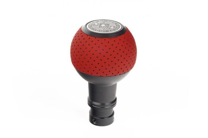 BFI Heavy Weight Shift Knob - Rosso Centaurus Leather | Black Anodized ...